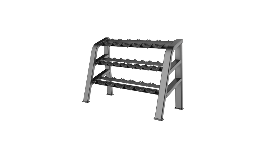 DHZ TRIPLE DUMBBELL RACK- súlyzótartó állvány - Állványok, tárolók ...